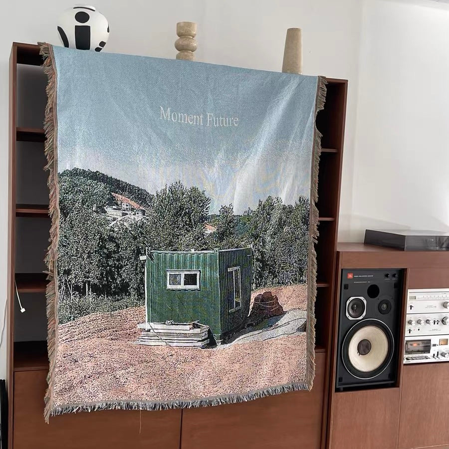 furnihunter【即納】ヴィンテージファブリックポスター -コンテナ-/ラグマット 韓国デザイン インテリア