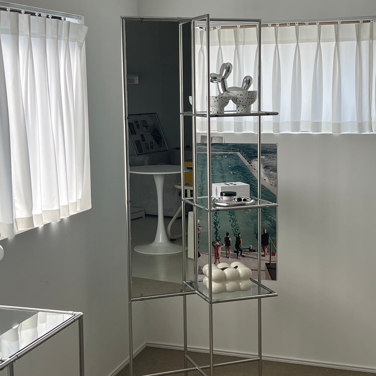 Stand Mirror Rack